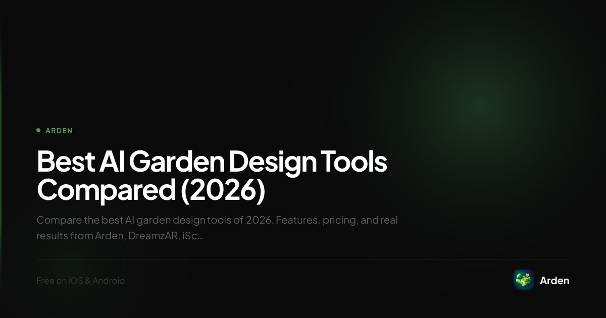 Best AI Garden Design Tools Compared (2026)